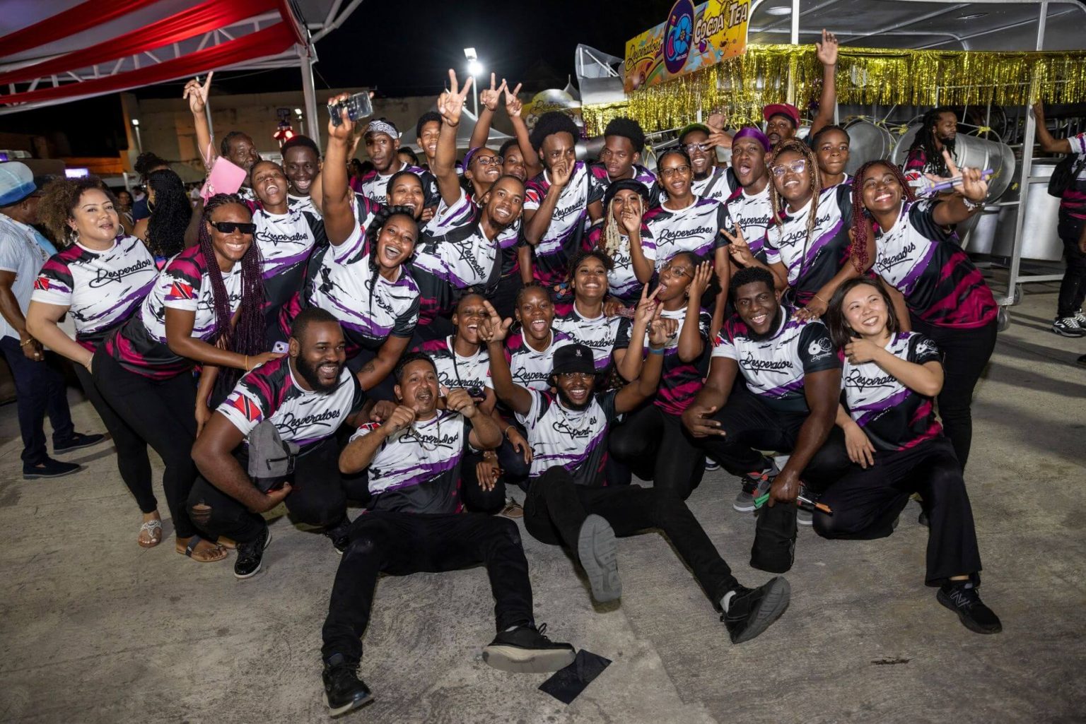 Their Excellencies visit the Desperadoes Steel Orchestra | The Office ...