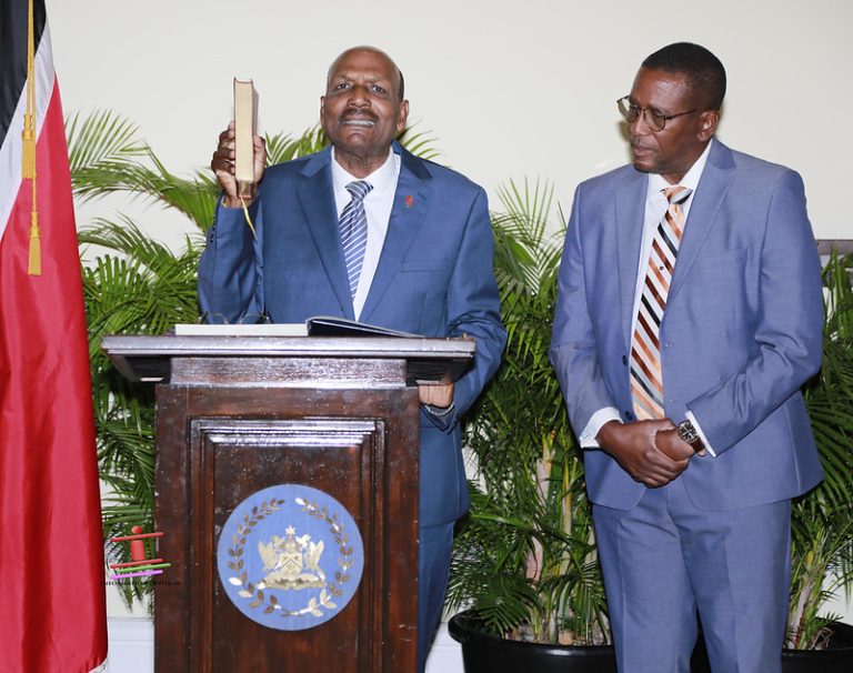 Senator the Honourable Wade Mark sworn in as Acting President | The ...